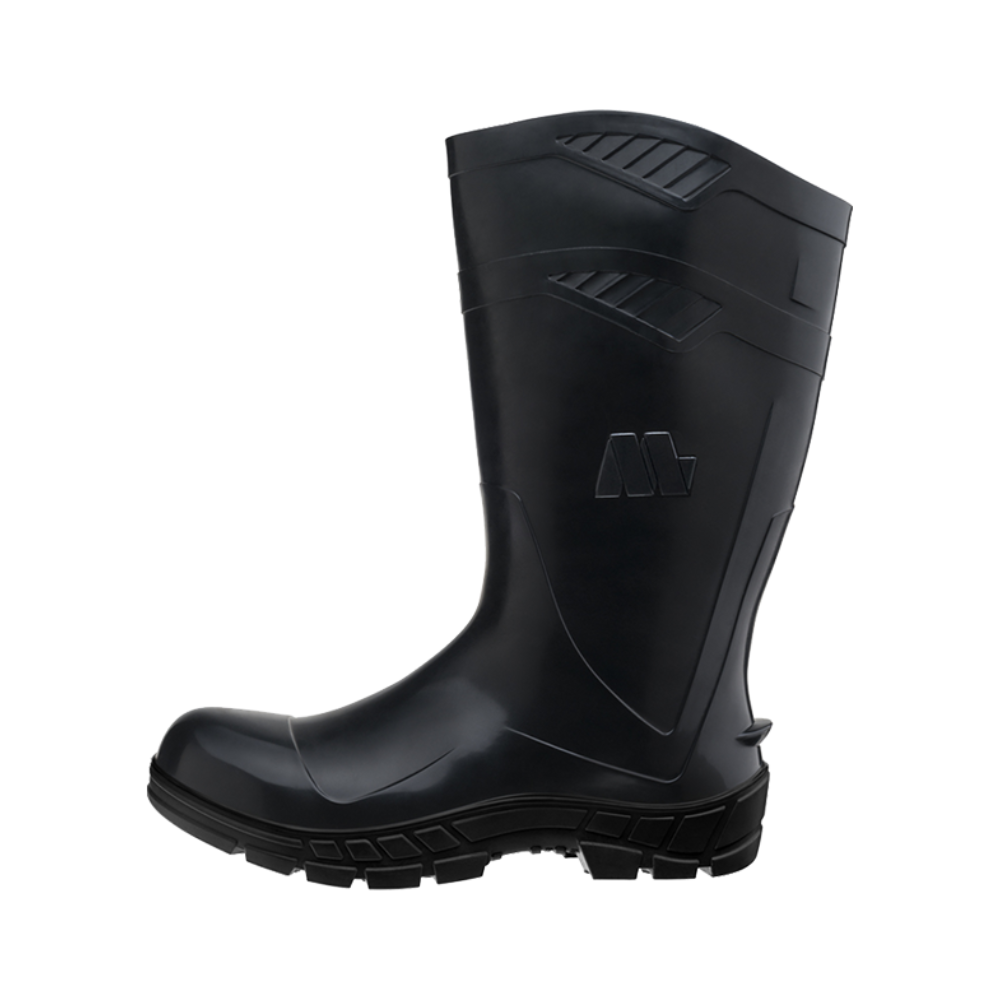 Bota PVC Allwork Preta Cano Alto 44 Marluvas 701404 - Proteção e ...