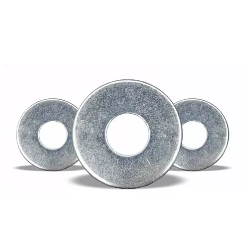 Arruela Lisa Zincado Branco WM - M16