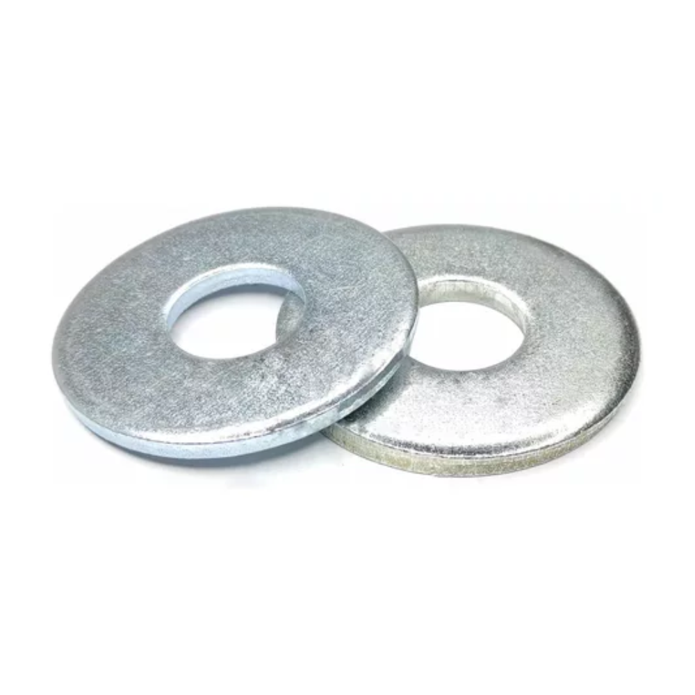 Arruela Lisa Zincado Branco WM - M16